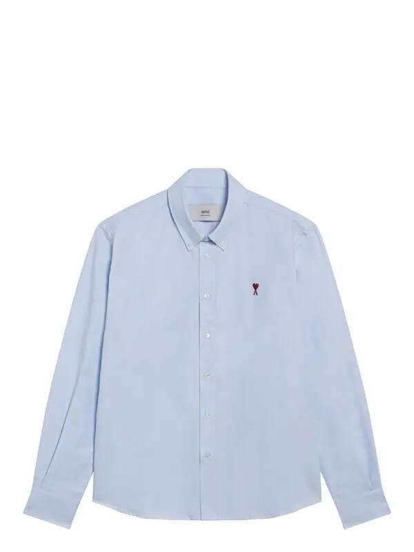 AMI Paris Light De Coeur Shirt - Blue