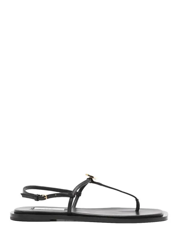 TOTEME T-strap Leather Sandals - Multicolor