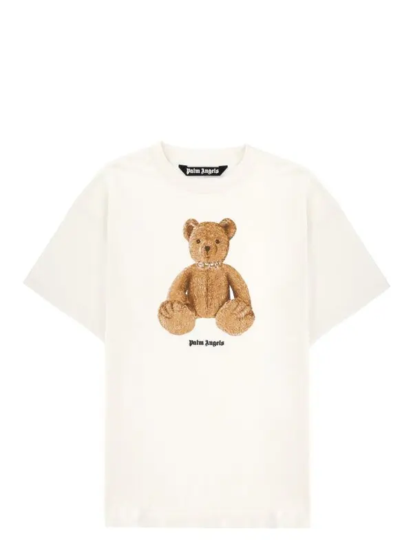 Palm Angels T-shirt Bear - White