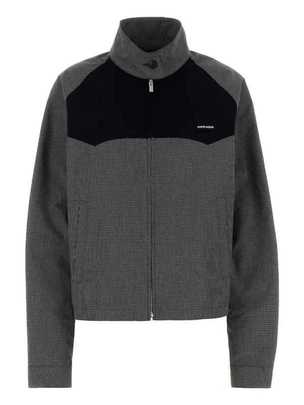 Miu Miu Cotton Jacket - Gray
