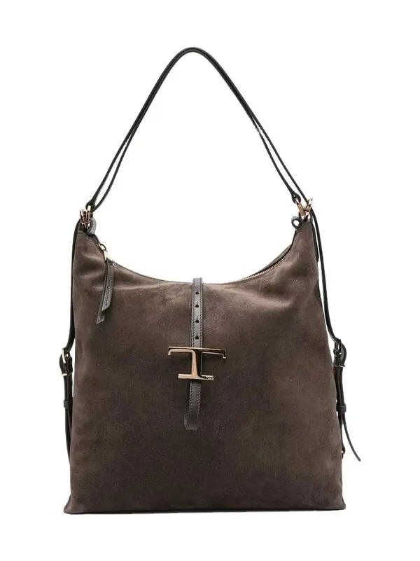 TOD'S T Timeless Tote Bag - Brown