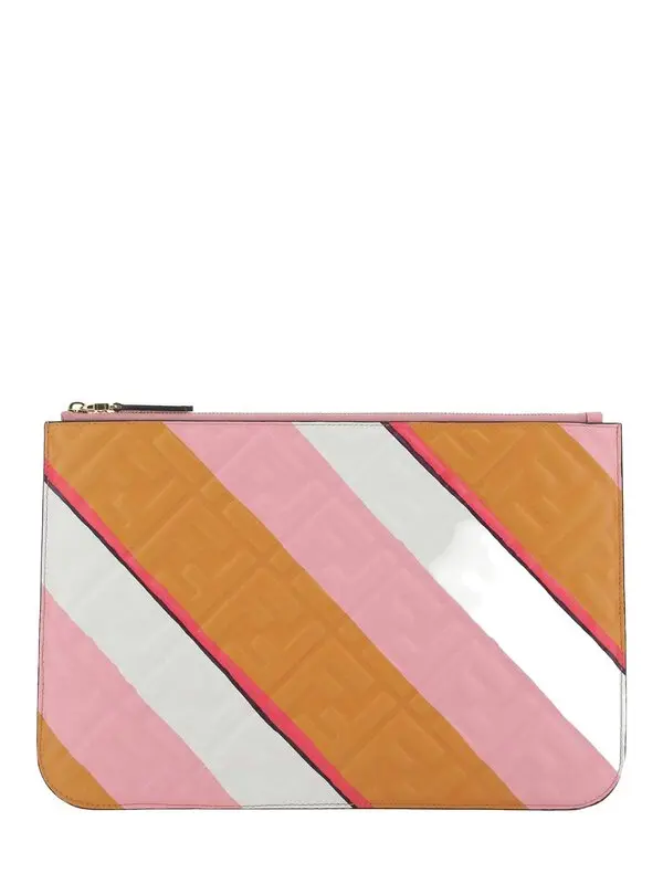 Fendi Nappa Leather Pouch - Multicolor