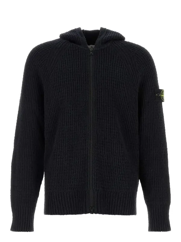 Stone Island Cotton Blend Sweatshirt - Blue