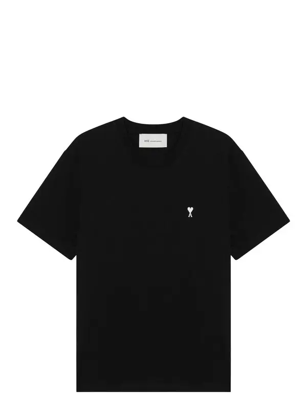 AMI Paris De Coeur T-shirt - Black