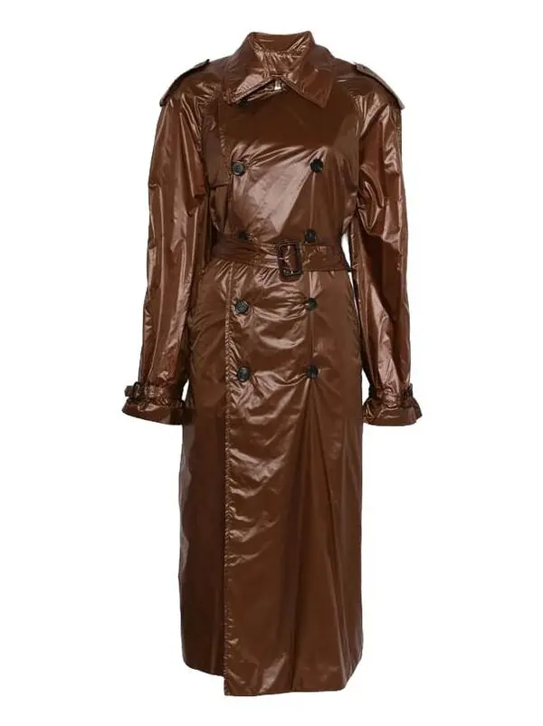 Saint Laurent Coats Trench & Raincoats - Brown