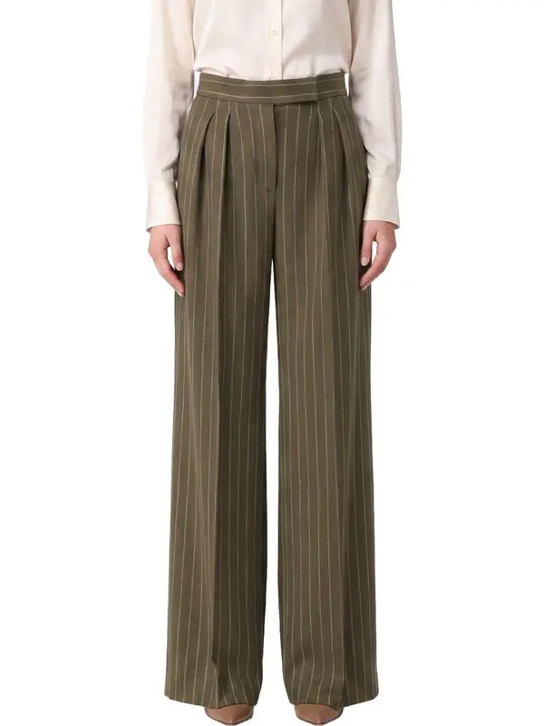 Max Mara Rio Palazzo Trousers - Cream