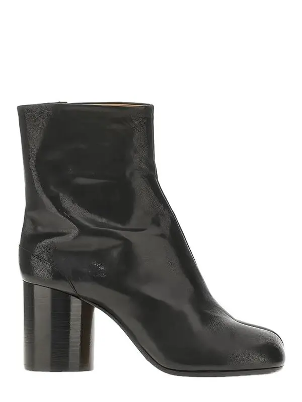 MAISON MARGIELA Leather Tabi Boots - Black