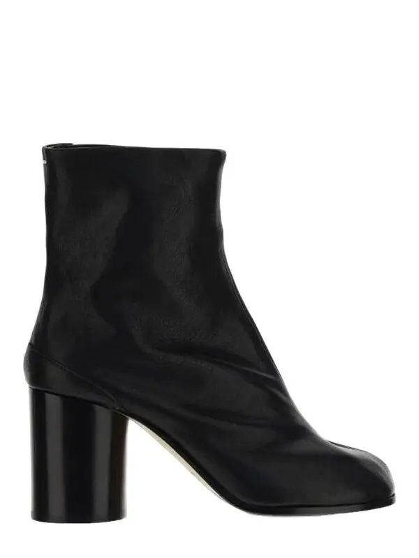 MAISON MARGIELA Leather Tabi Boots - Black