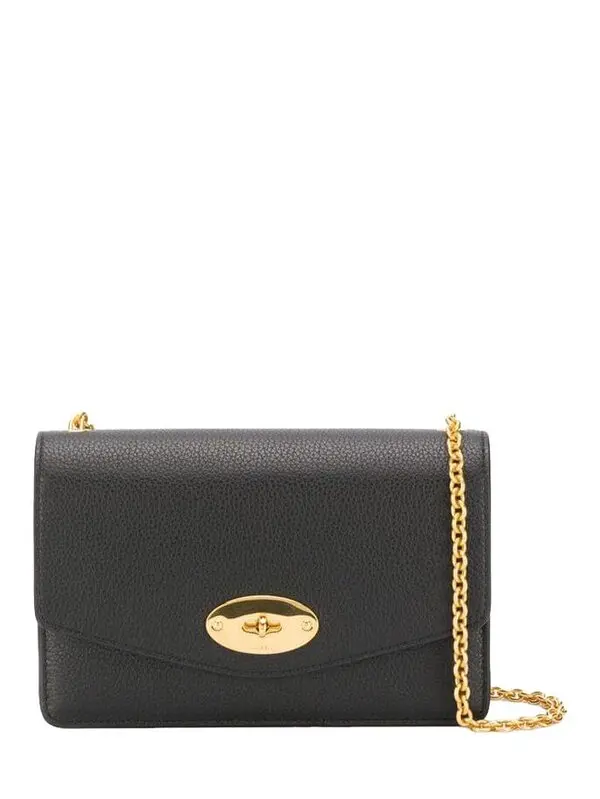 Mulberry Calf Leather Mini Bag - Black