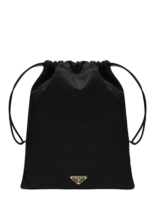 Prada Wish Pouch In Re-nylon - Black