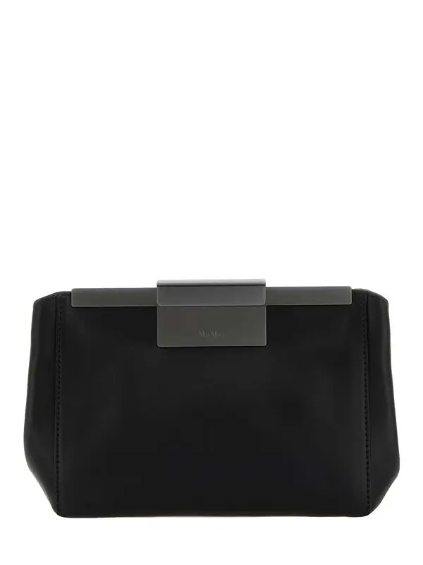 Max Mara Leather Belt Bag - Black