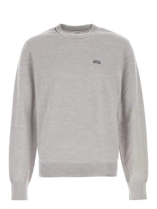 Loewe Wool Blend Sweater - Gray