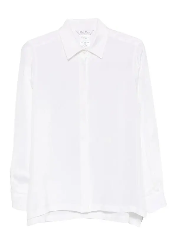 Max Mara Classic Silk Shirt - White