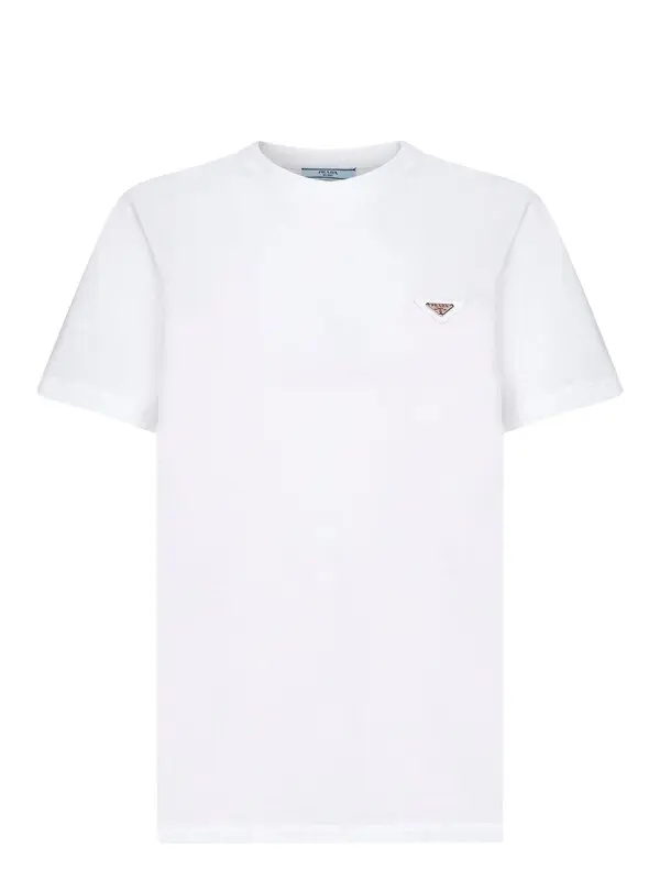 Prada Jersey Logo T-shirt - Multicolor
