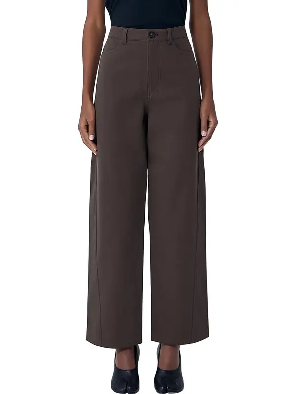 TOTEME Cotton Pants - Brown