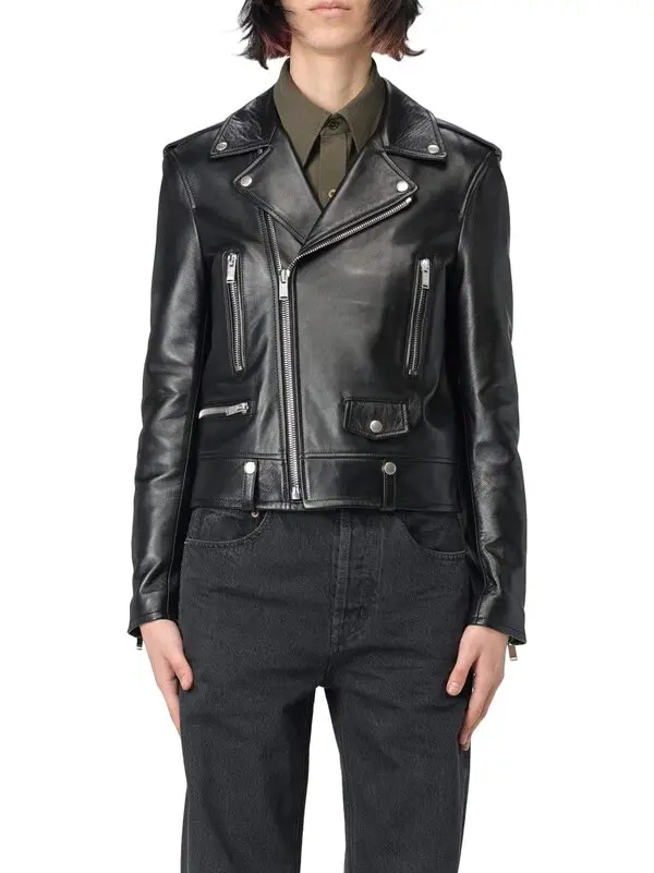 Saint Laurent Leather Jacket - Black