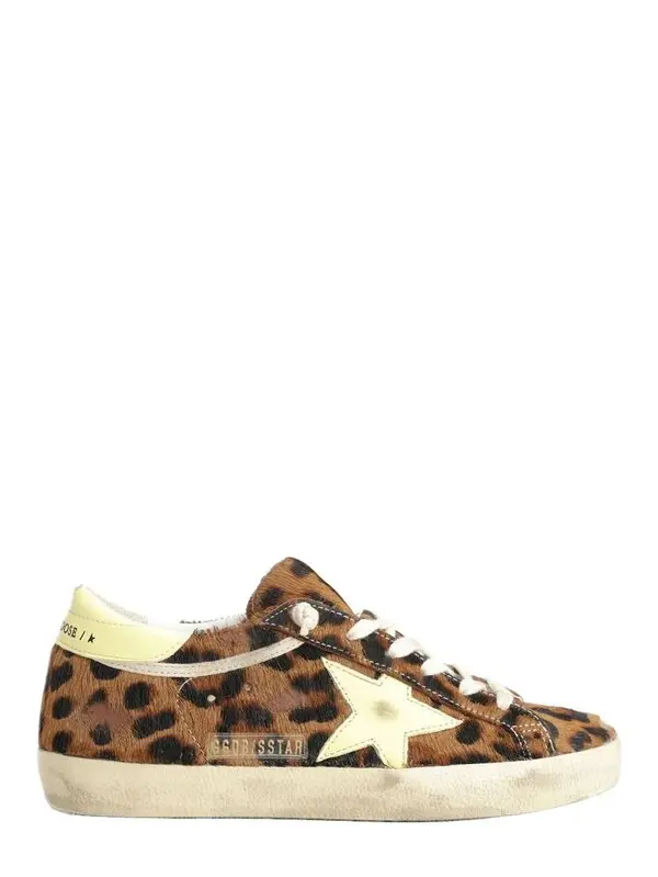 GOLDEN GOOSE Super Star Leather Sneakers - Multicolor