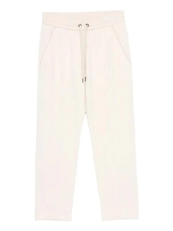 Brunello Cucinelli Cotton Fleece Track Pants - Multicolor