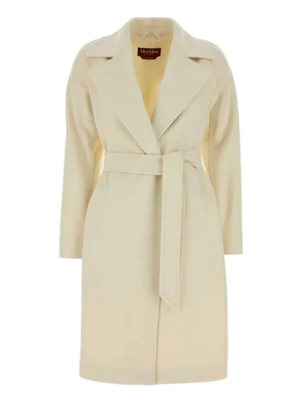 Max Mara Virgin Wool Coat - Red