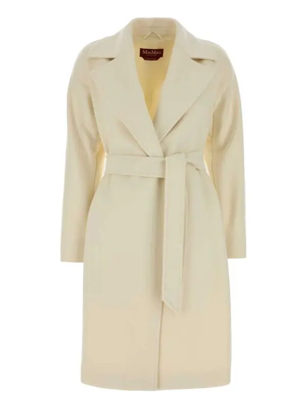 Max Mara Virgin Wool Coat - Red