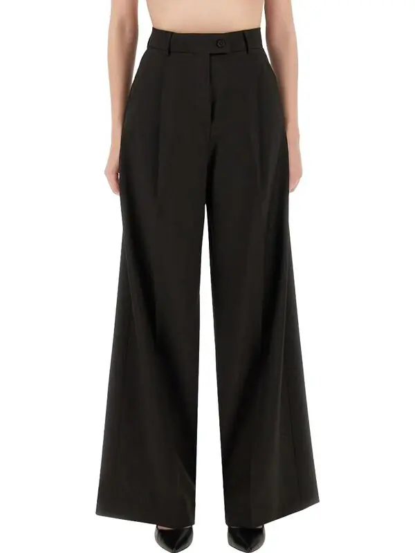 Sportmax Sail Wide Leg Trousers - Brown