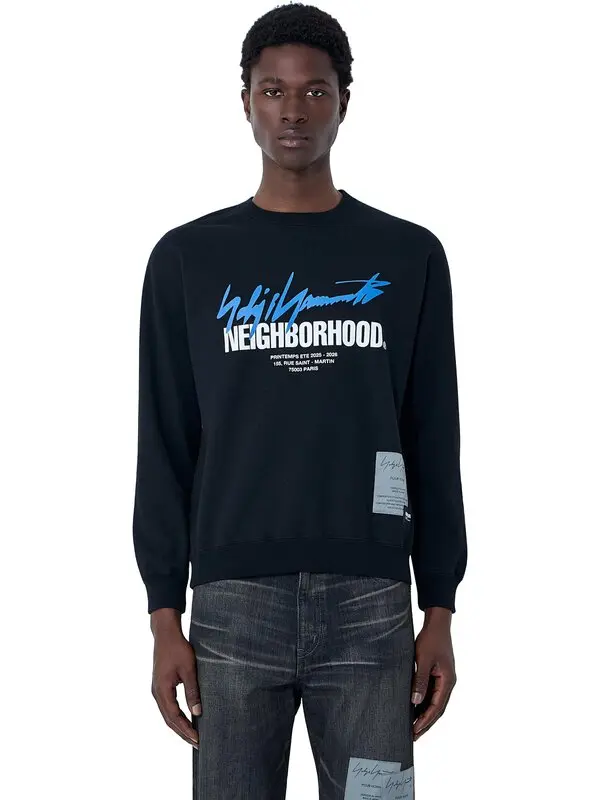 Yohji Yamamoto X Neighborhood Cotton Sweatshirt - Black