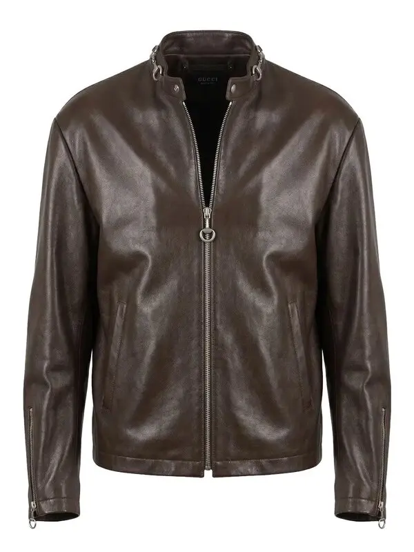 Gucci Bull Leather Jacket - Multicolor