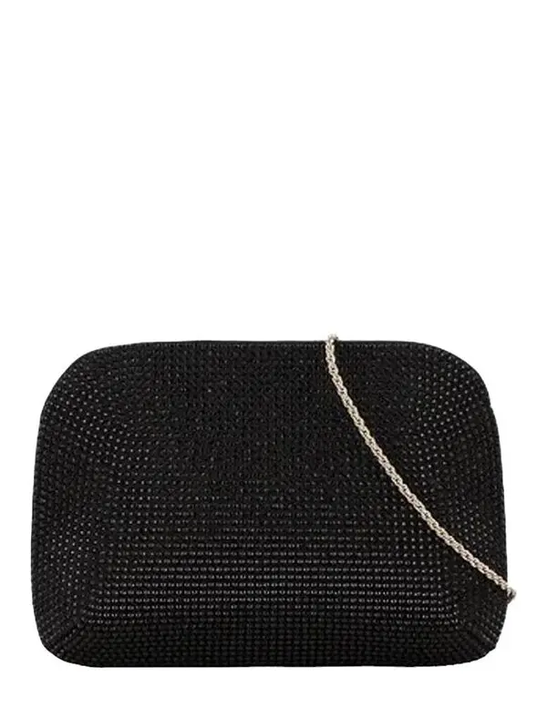 Giorgio Armani Satin And Rhinestones Clutch - Multicolor