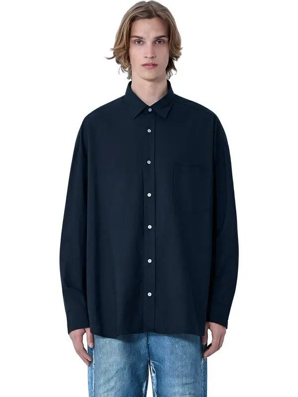 Acne Studios Check Button-up Shirt - Black