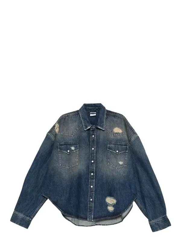 Vetements Shirts - Blue