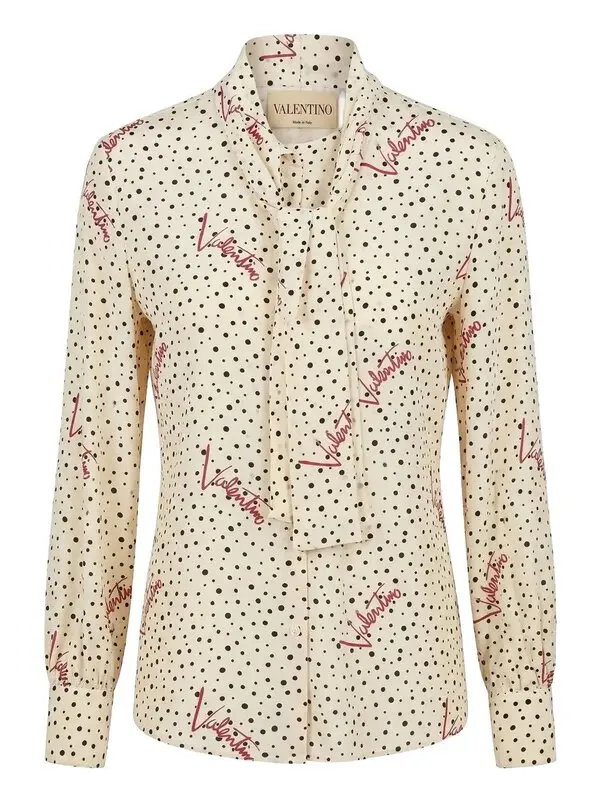 Valentino Garavani Silk Pattern Shirt - Multicolor