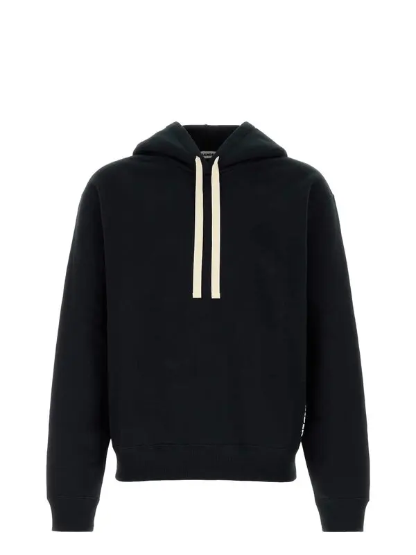 JIL SANDER Cotton Sweatshirt - Black