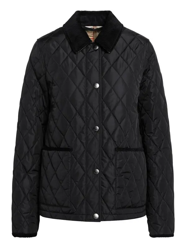 Burberry Quilted Nylon Jacket - Black