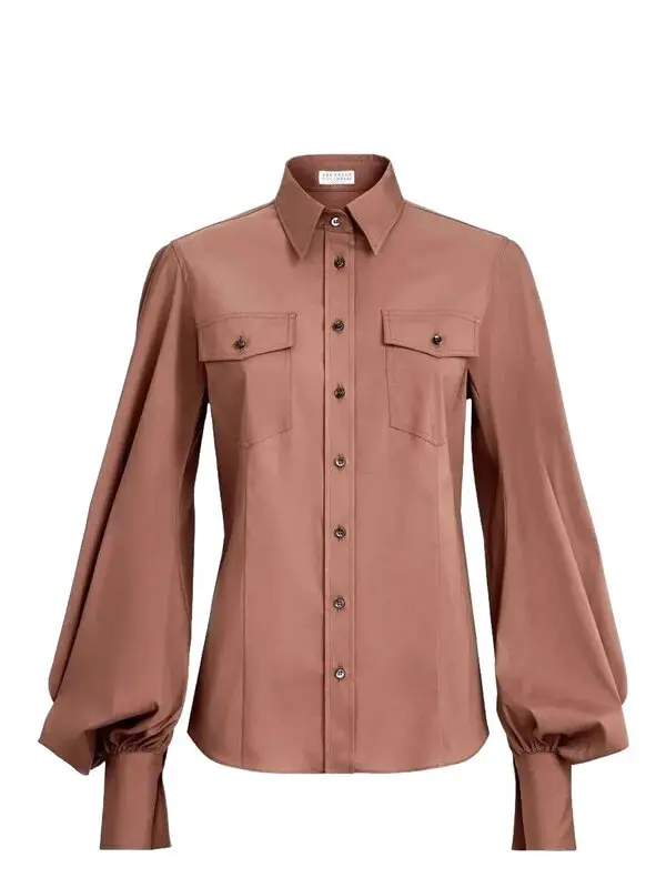 Brunello Cucinelli Cotton Shirt - Multicolor