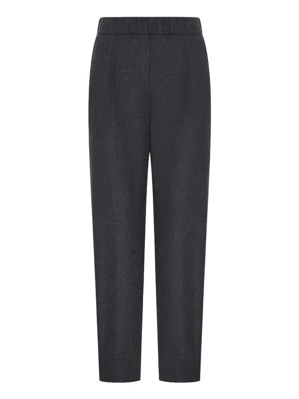 Giorgio Armani Wool And Cashmere Trousers - Multicolor