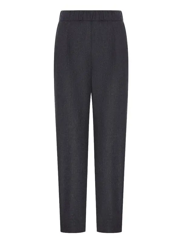 Giorgio Armani Wool And Cashmere Trousers - Multicolor
