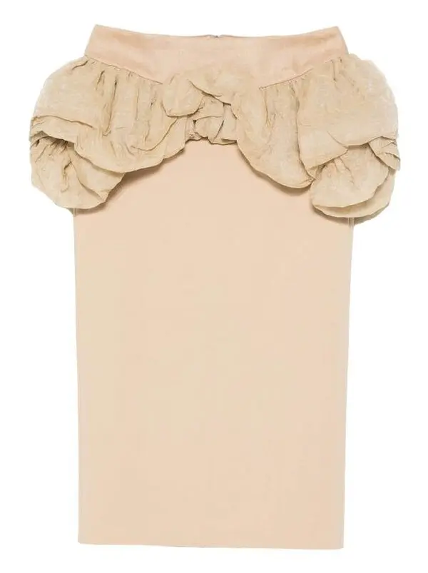 Max Mara Fitted Skirt - Cream
