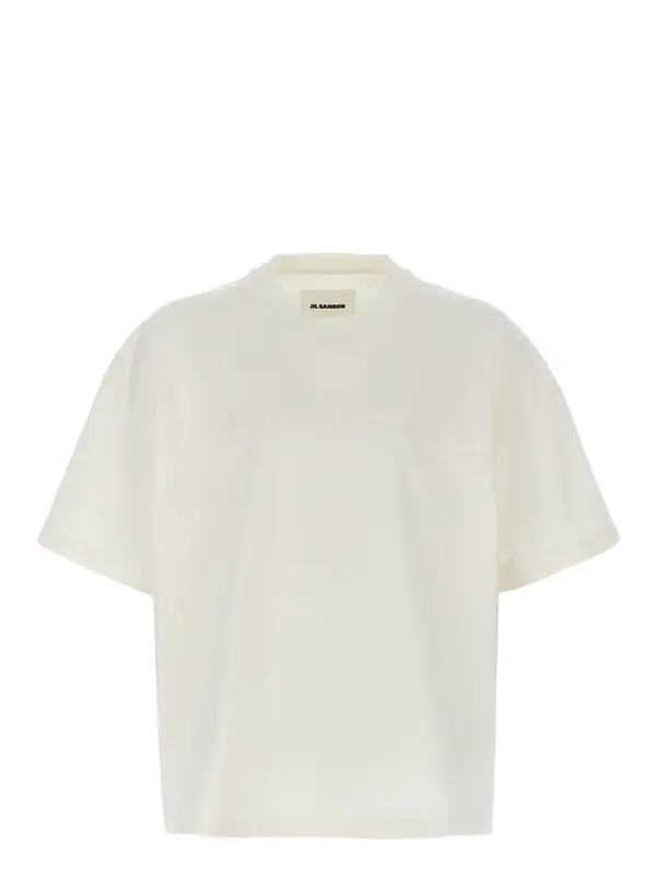 JIL SANDER Logo Print T-shirt - White