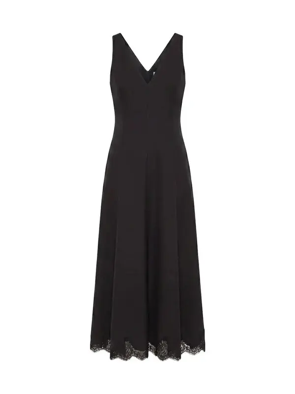 Valentino Garavani Wool Midi Dress - Multicolor