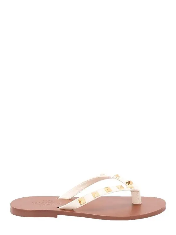 Valentino Garavani Leather Rockstud Sandals - Multicolor