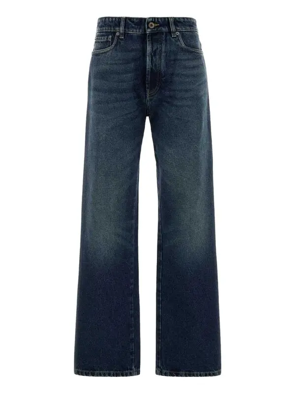 Miu Miu Cotton Denim Jeans - Blue