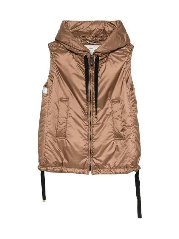 Max Mara Jackets Waistcoat & Gilets - Brown