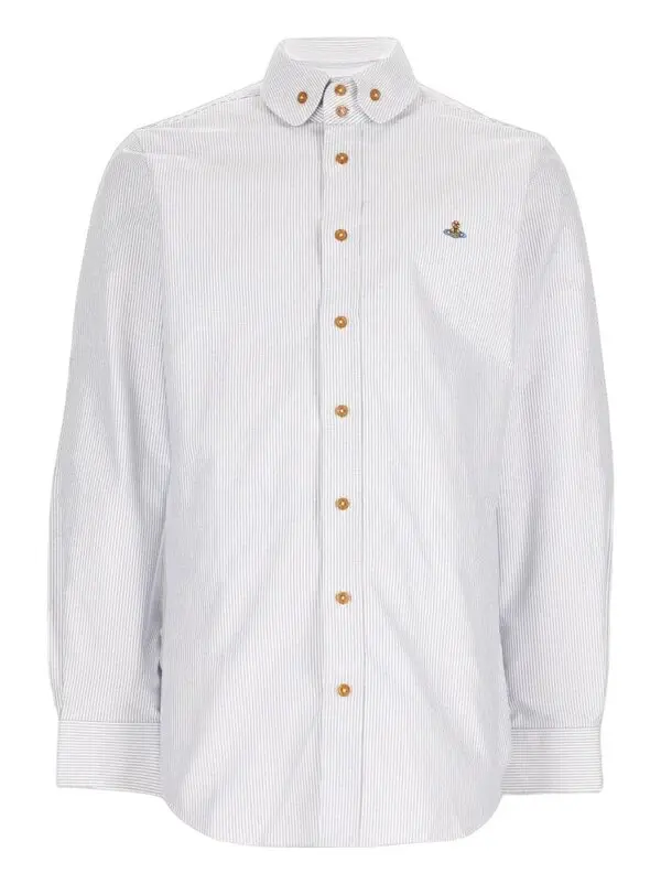 VIVIENNE WESTWOOD Striped Button-up Shirt - Black