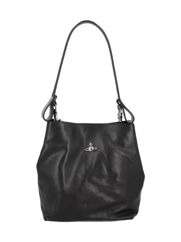 VIVIENNE WESTWOOD Lottie Small Shoulder Bag - Black