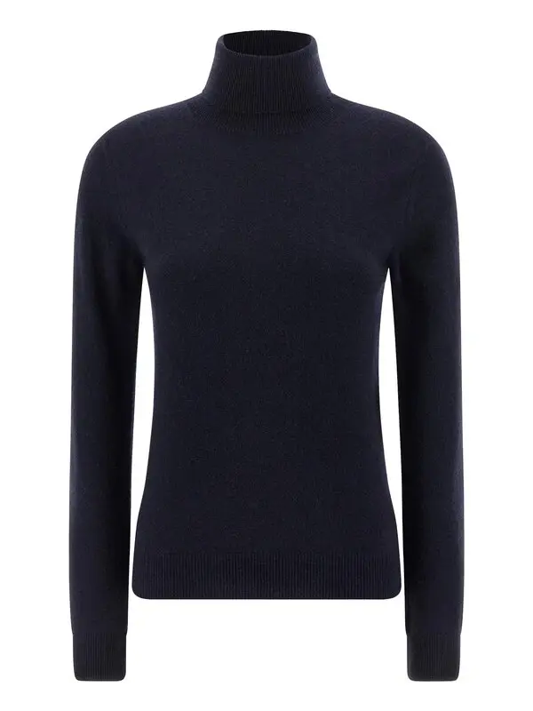 Balenciaga Standard Turtleneck' Turtleneck Sweater - Blue