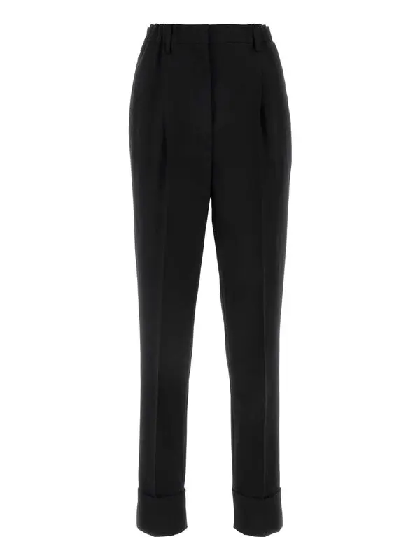 Prada Wool Blend Pant - Black