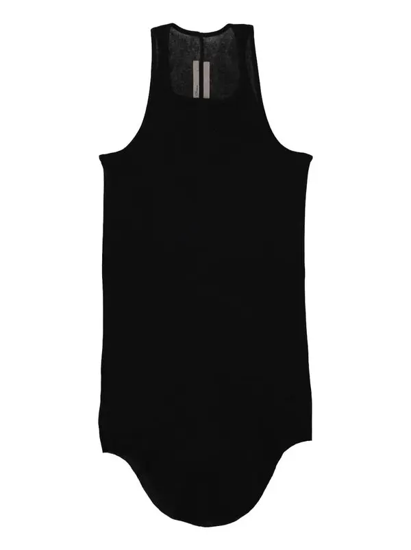 Rick Owens Basic Rib Tank Top - Black