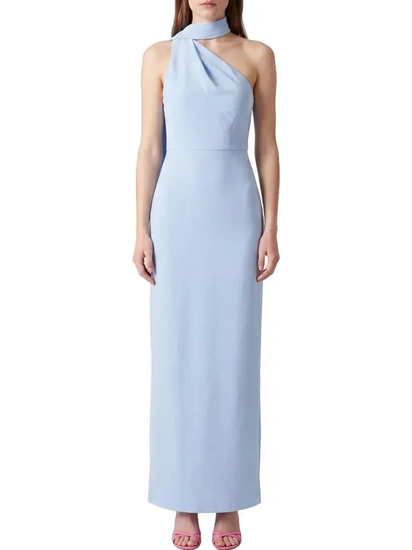 Solace London One-shoulder Dress - Blue