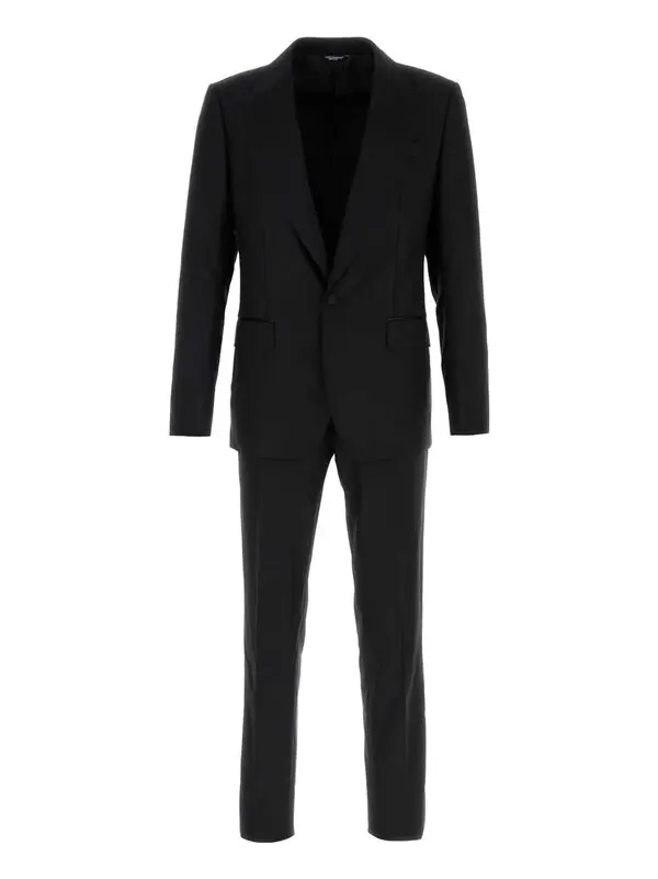 Dolce & Gabbana Wool Blend Suit - Black