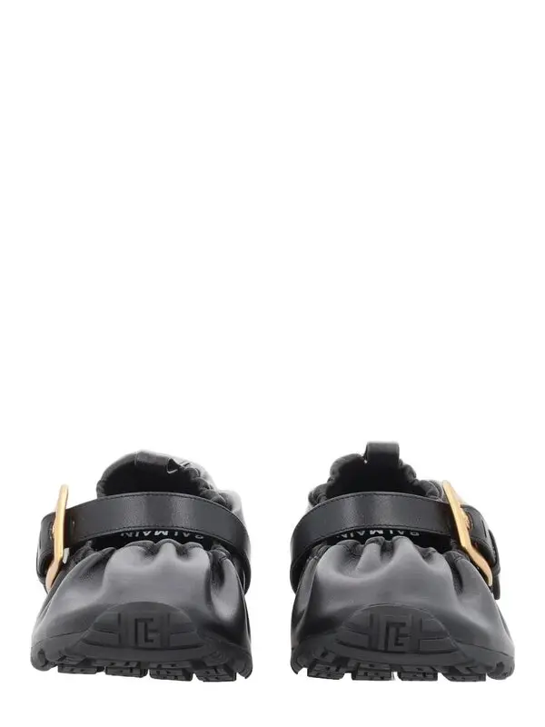 Balmain Anthem Ballerina Shoes - Black
